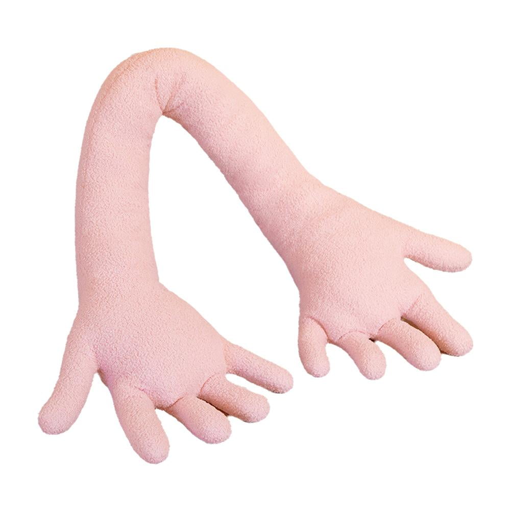 Long Arm Hug Pillow, 31 in, Velvet, Full Head and Neck Support for ...
