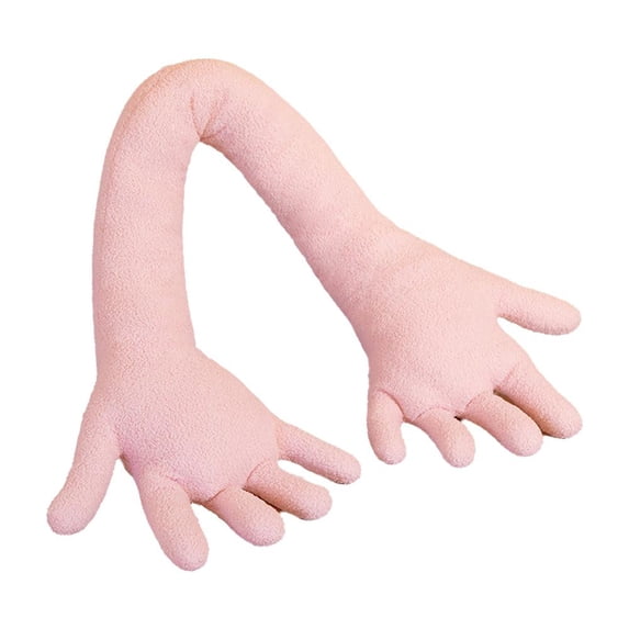 Long Arm Hug Pillow, 31 in, Velvet, Full Head and Neck Support for ...