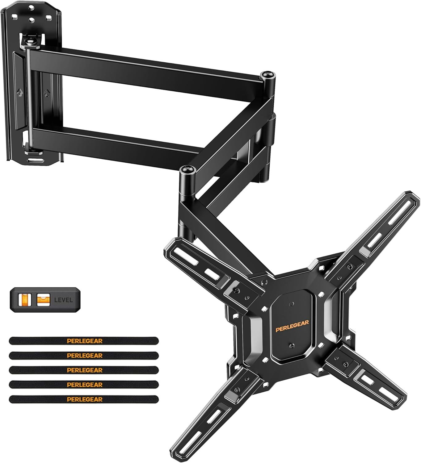 Long Arm TV Wall Mount for 32-65″ TVs, 37.4” Long Extension Corner TV ...