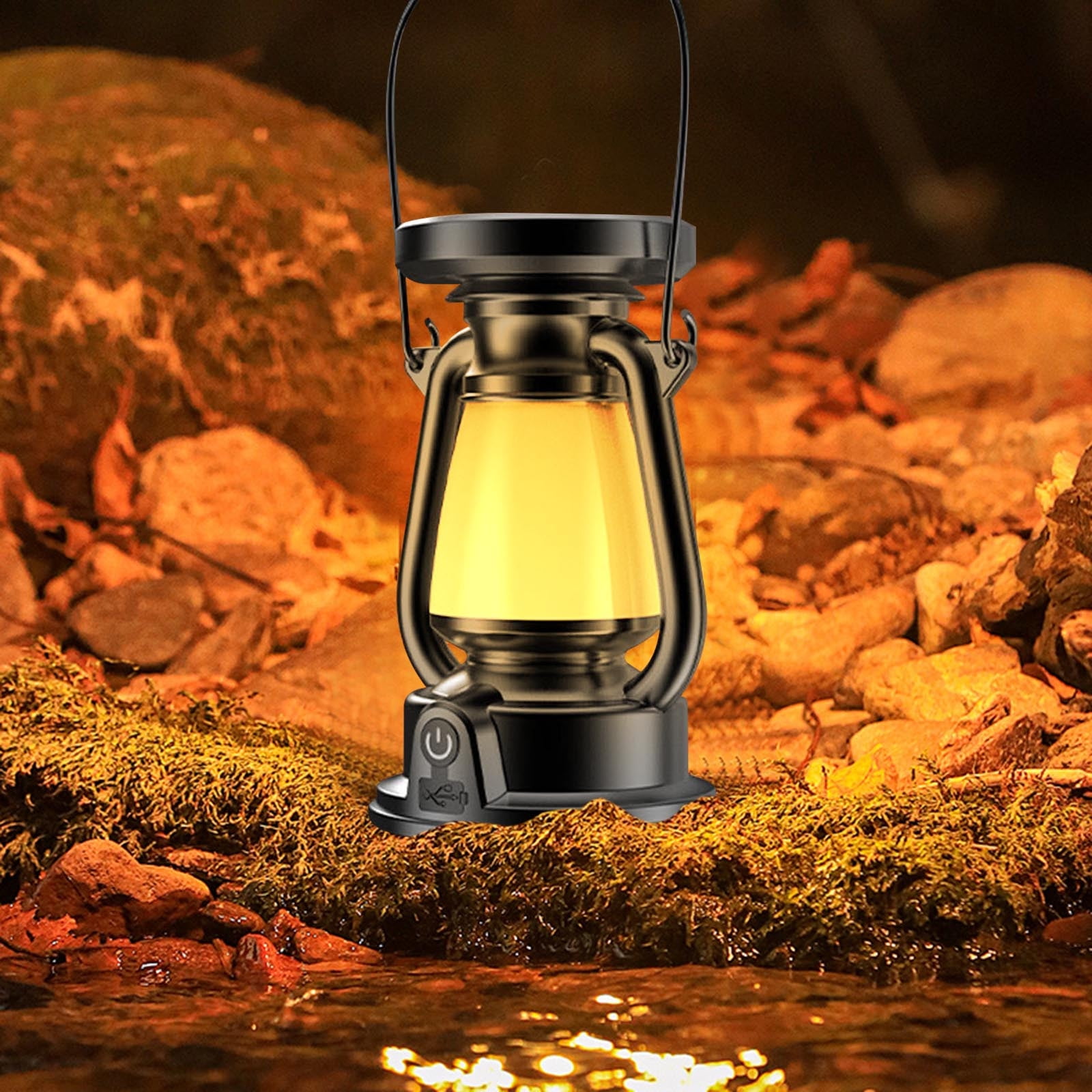 Long Battery Life Camping Lamp Rechargeable Outdoor Emergency Lighting ...