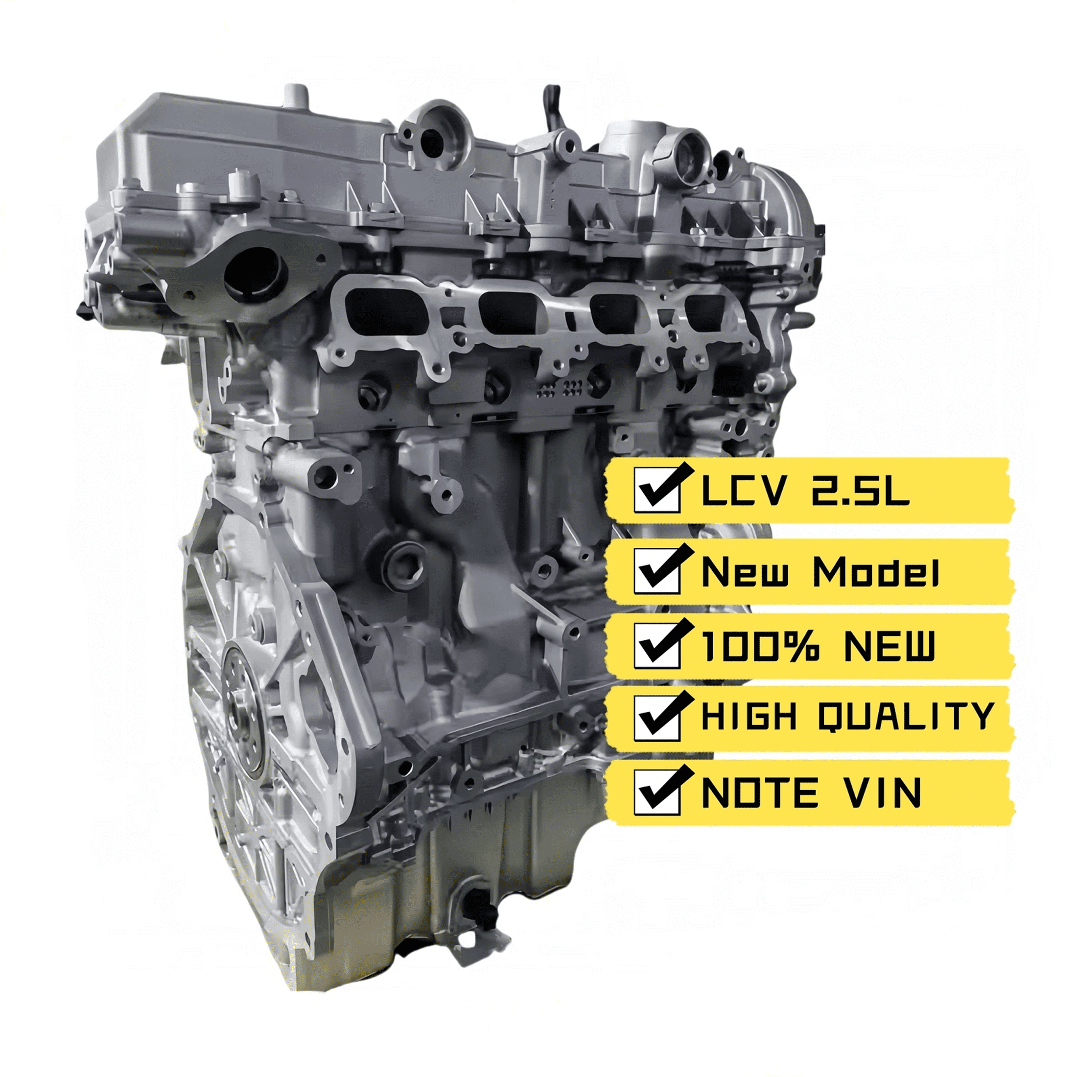 Long Block Engine Assembly FOR 2016-2019 GMC Buick LACROSSE LCV 2.5L L4 ...
