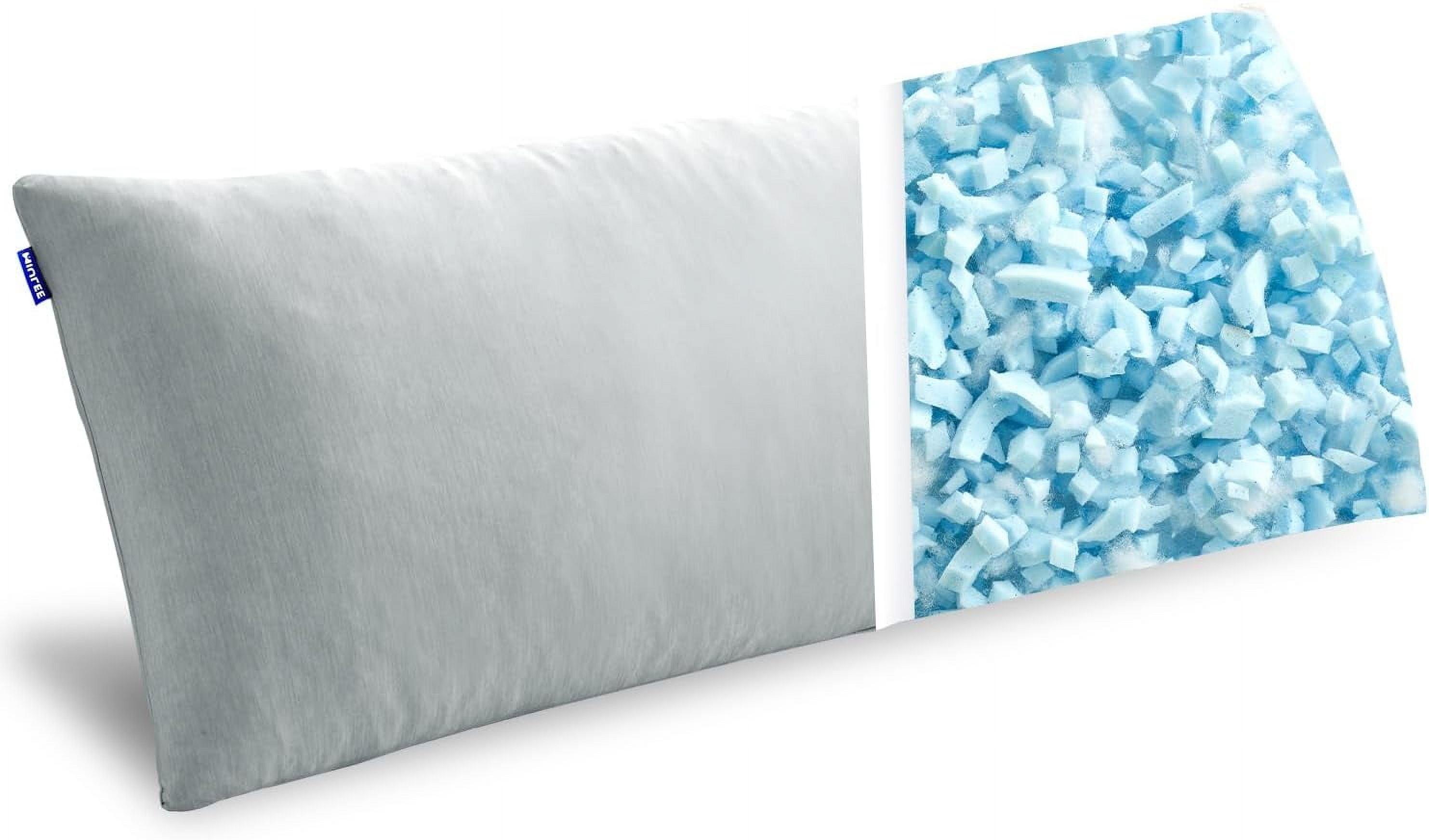 Long Body Pillow for Adults, Memory Foam Cooling Body Pillow for Side ...