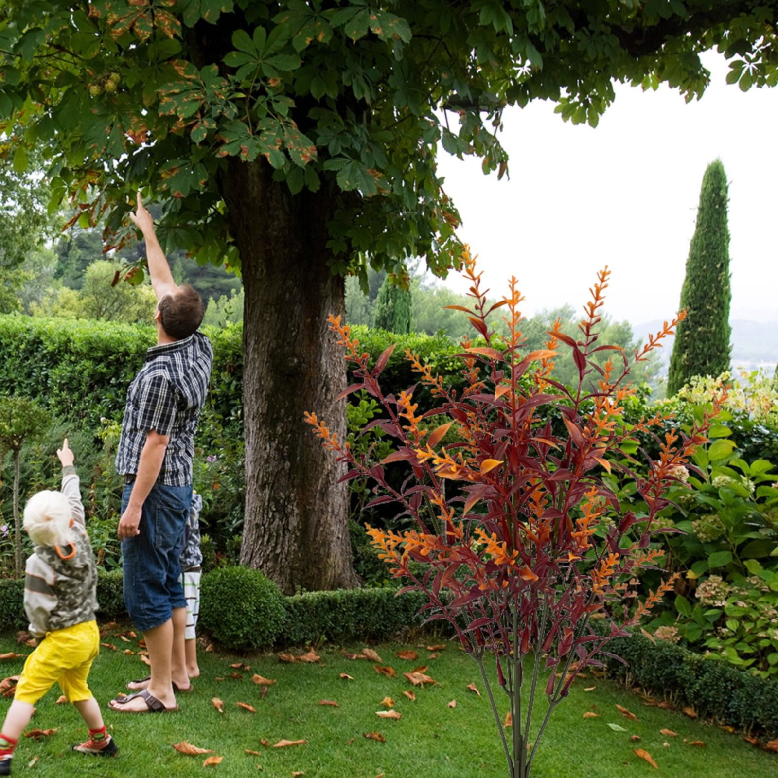 Long Boston Ferns Artificial Persian Rattan, Tropical Bushes Faux ...