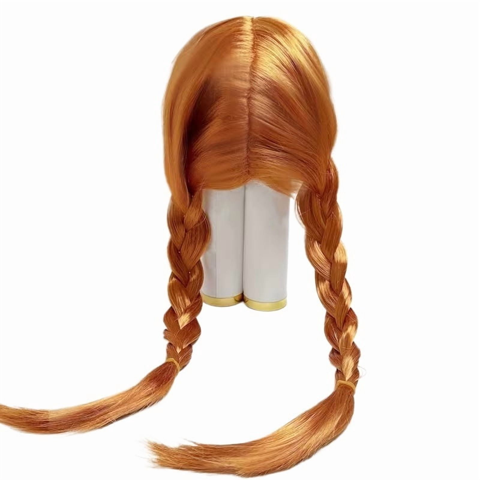 Long Braid Hair Wigs with Bangs - Double Braid Princess Style for ...