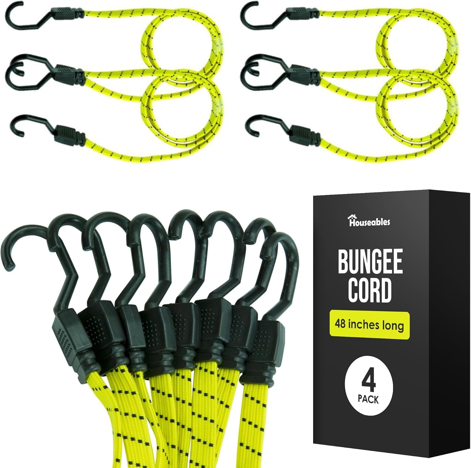Long Bungee Cords with Hooks, Bungee Cords with Hooks, Bungee Straps ...