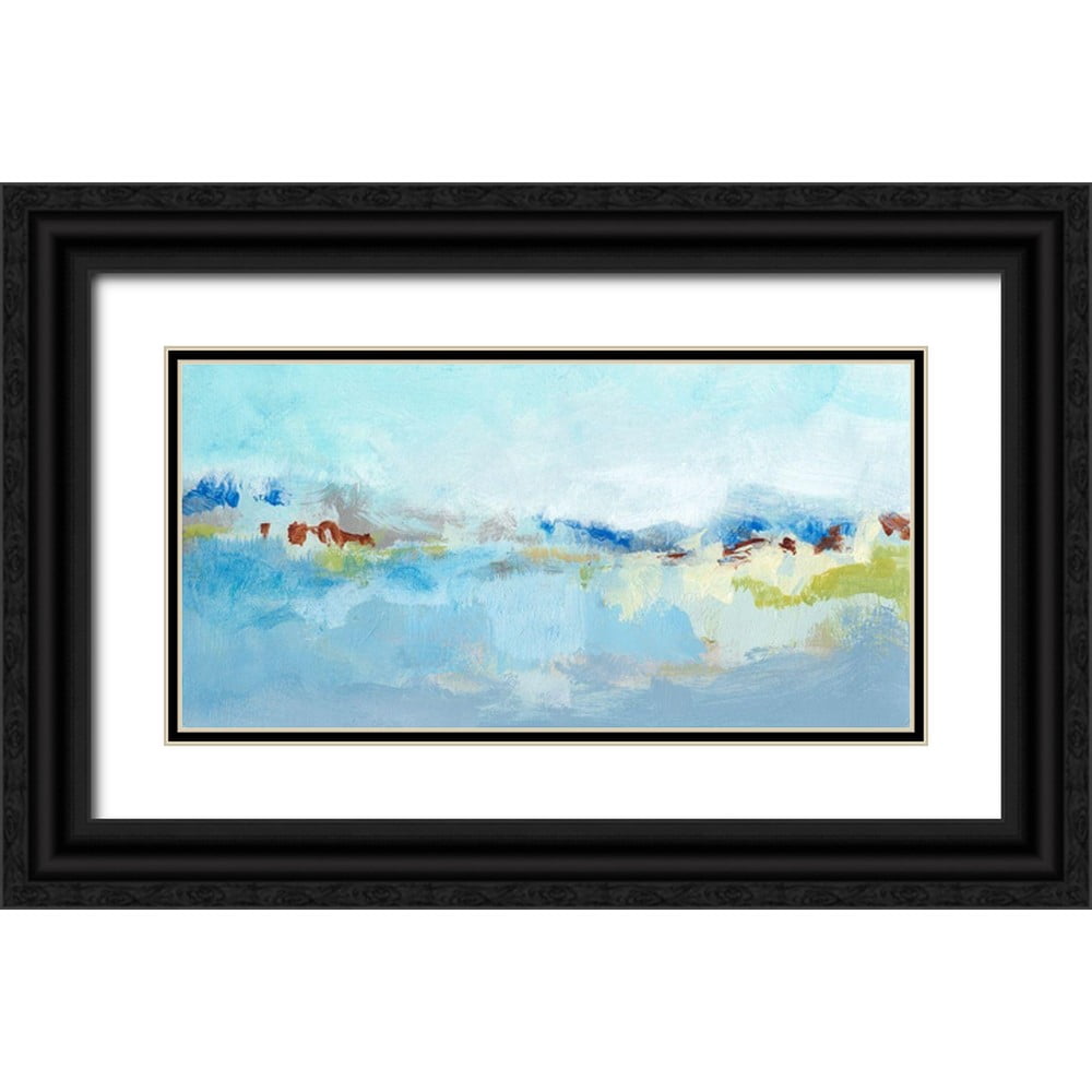 Long, Christina 24x14 Black Ornate Wood Framed with Double Matting ...