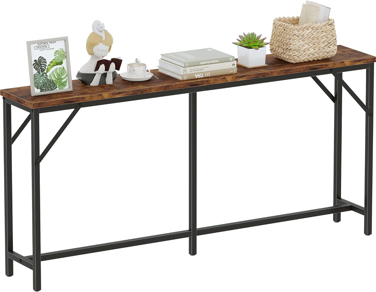 Long Console Table Sofa Tables Behind Couch, Narrow Entryway Table ...