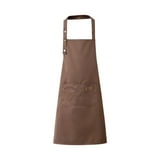 Long Cotton Kitchen Apron - Professional Grade Waterproof Cooking Bib ...