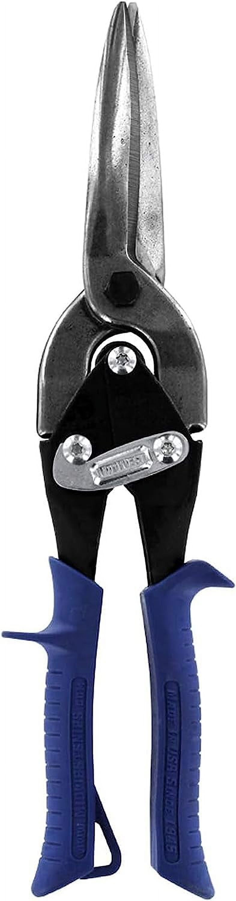 Long Cut Snip - Straight Cut Regular Tin Cutting Shears with Forged ...