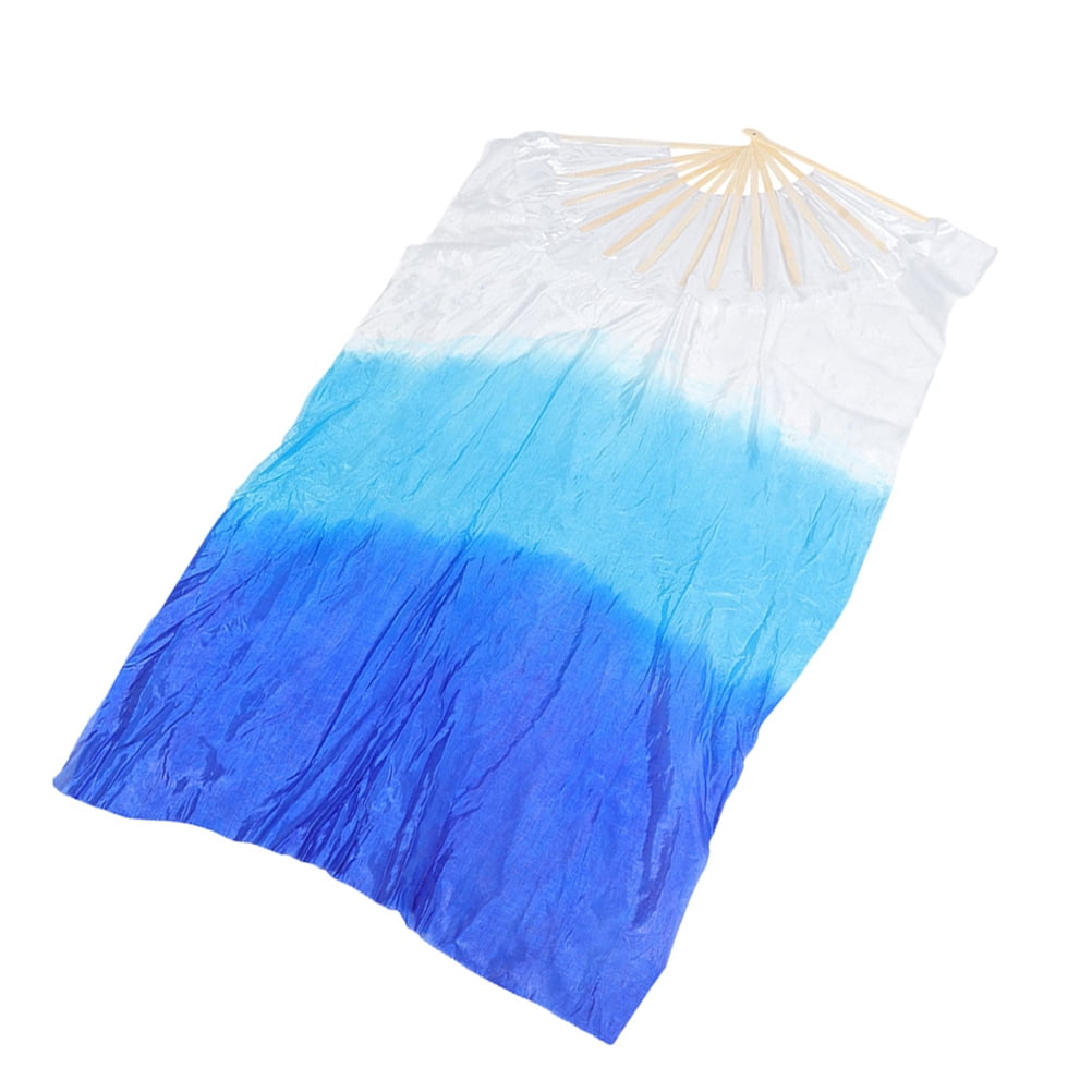 Long Silk Dance Fan for Cooling Use Compact and Portable Multi Color ...