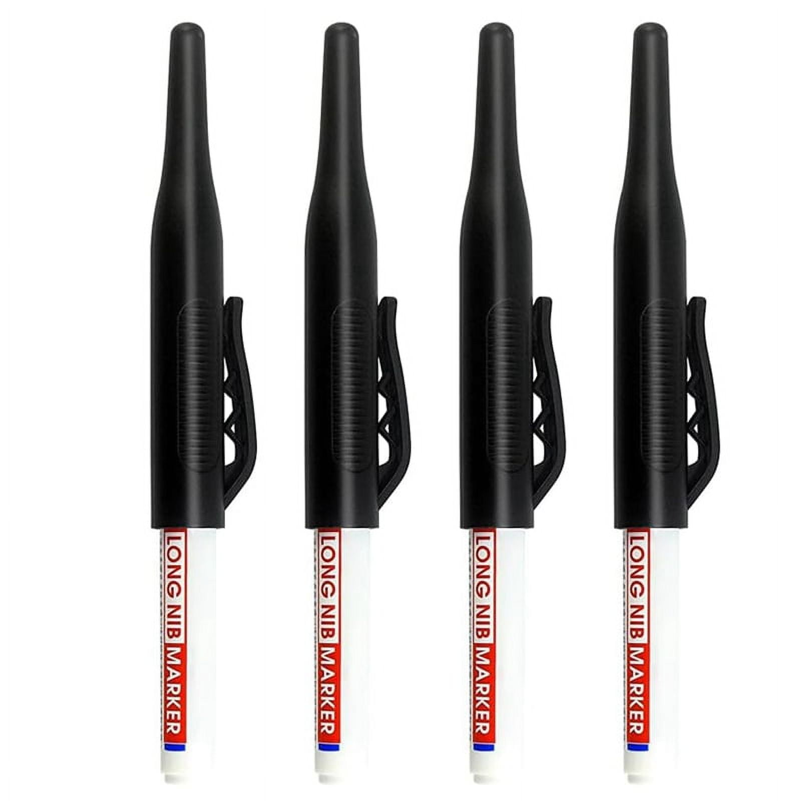 Long- Deep Hole Marker,Metal Markers for Steel Waterproof Construction Markers Long Nose Marker ...