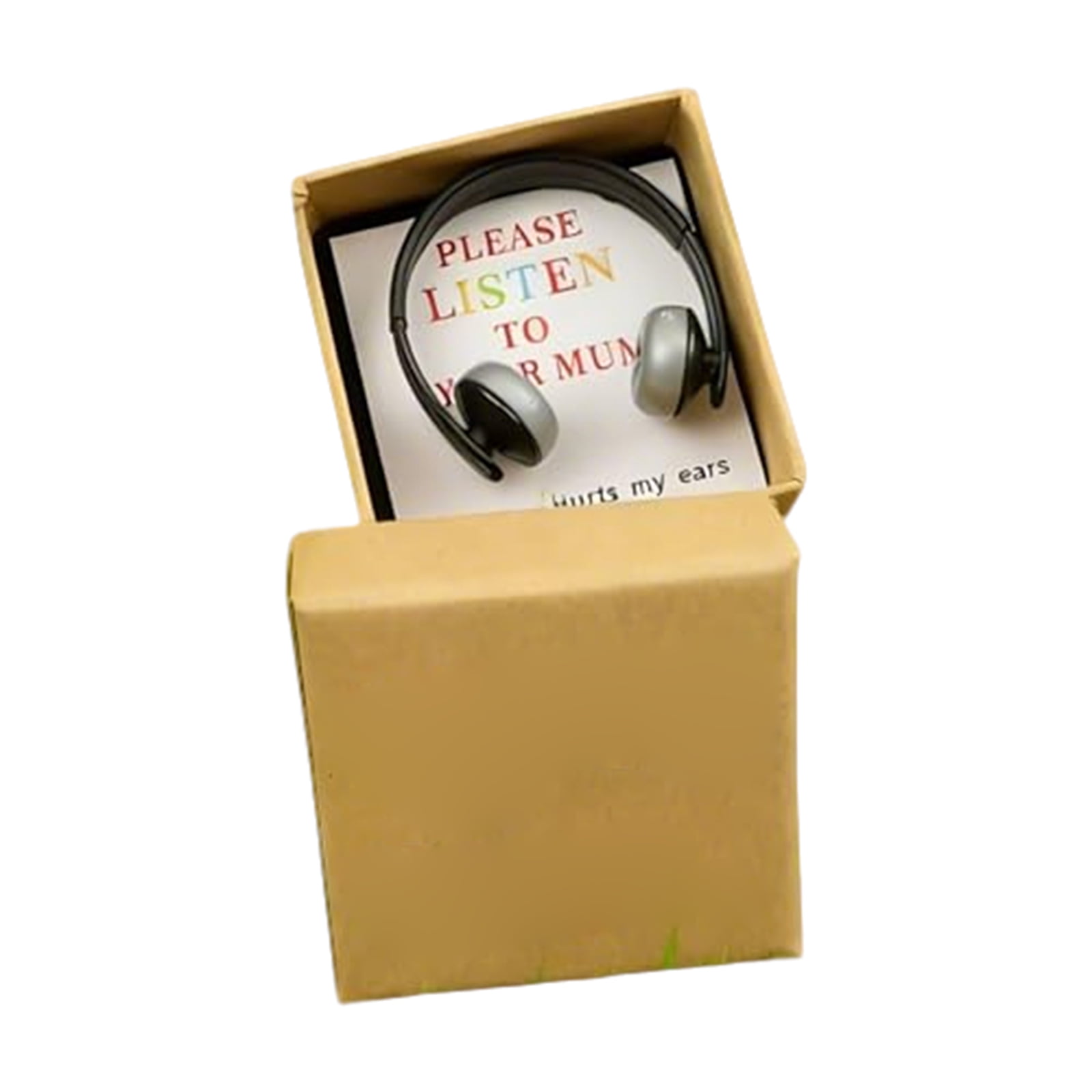 Long Distance Note Box - Humorous Message Box | Headphone Pocket Charm ...
