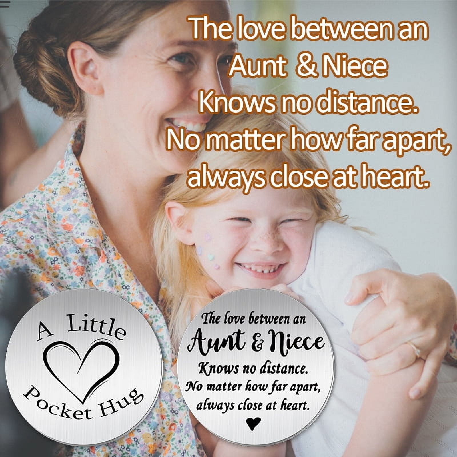 Long Distance Relationship Gifts for Aunt Niece Christmas Birthday ...