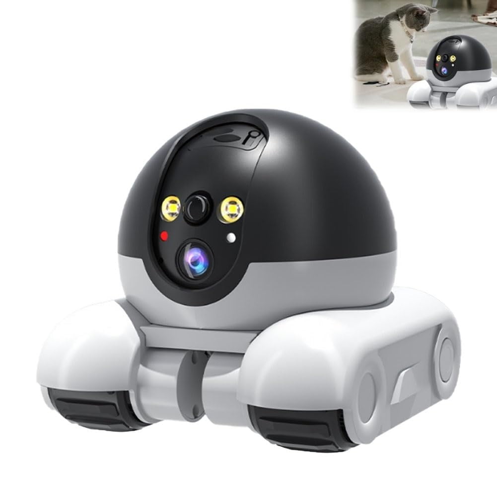 Long Distance Robot Ball Camera, 2025 New 360° Cameras on Wheels with 2 ...
