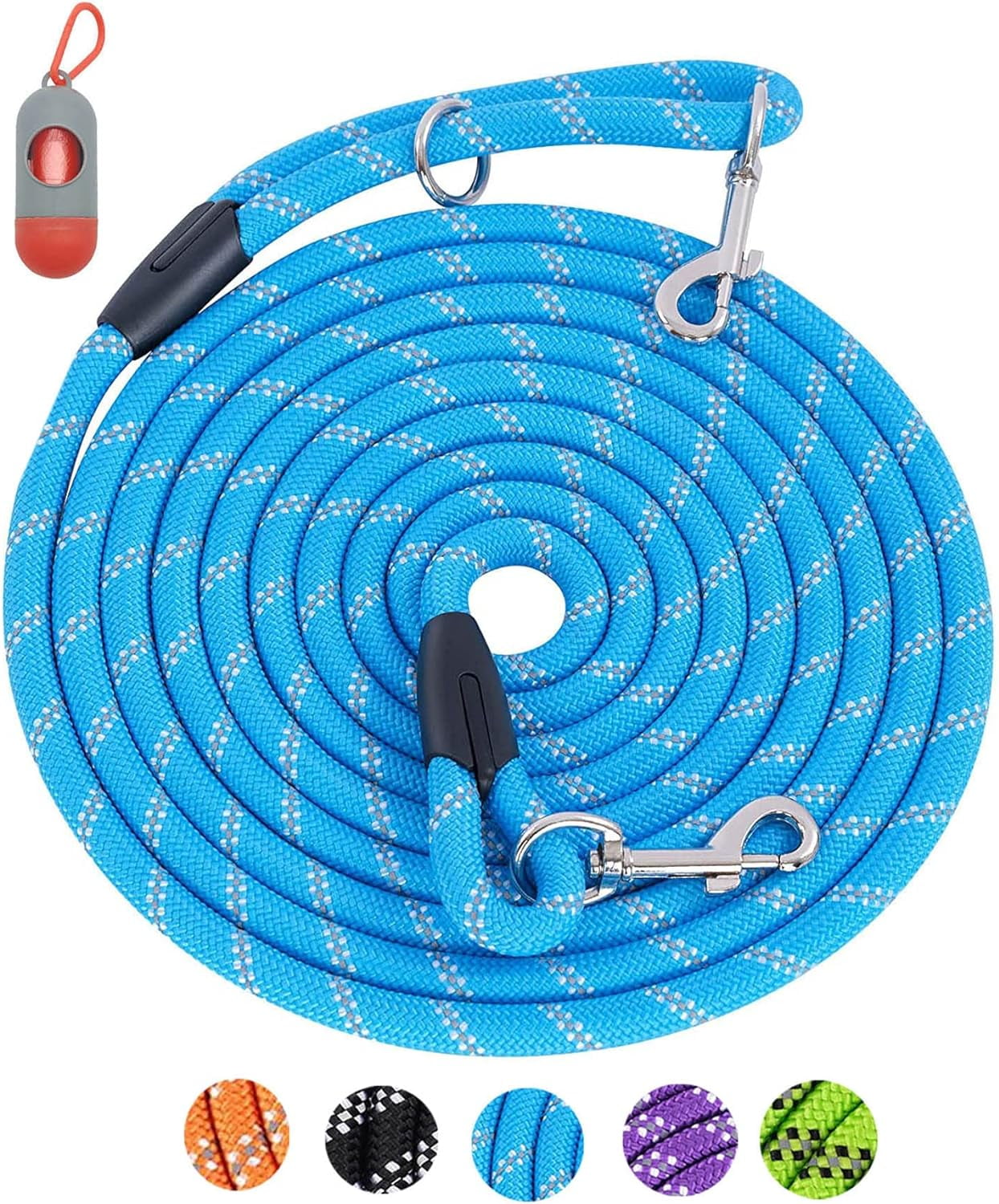 Long Dog Leash for Training, 16FT/30FT/50FT/100FT, Reflective Rope ...
