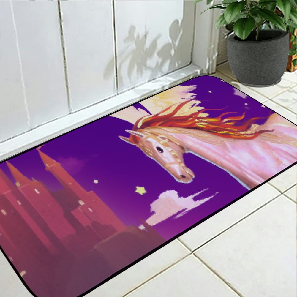 Long Door Mat Front No Slip Welcome Door Mat Indoor Outdoor Fantasy ...