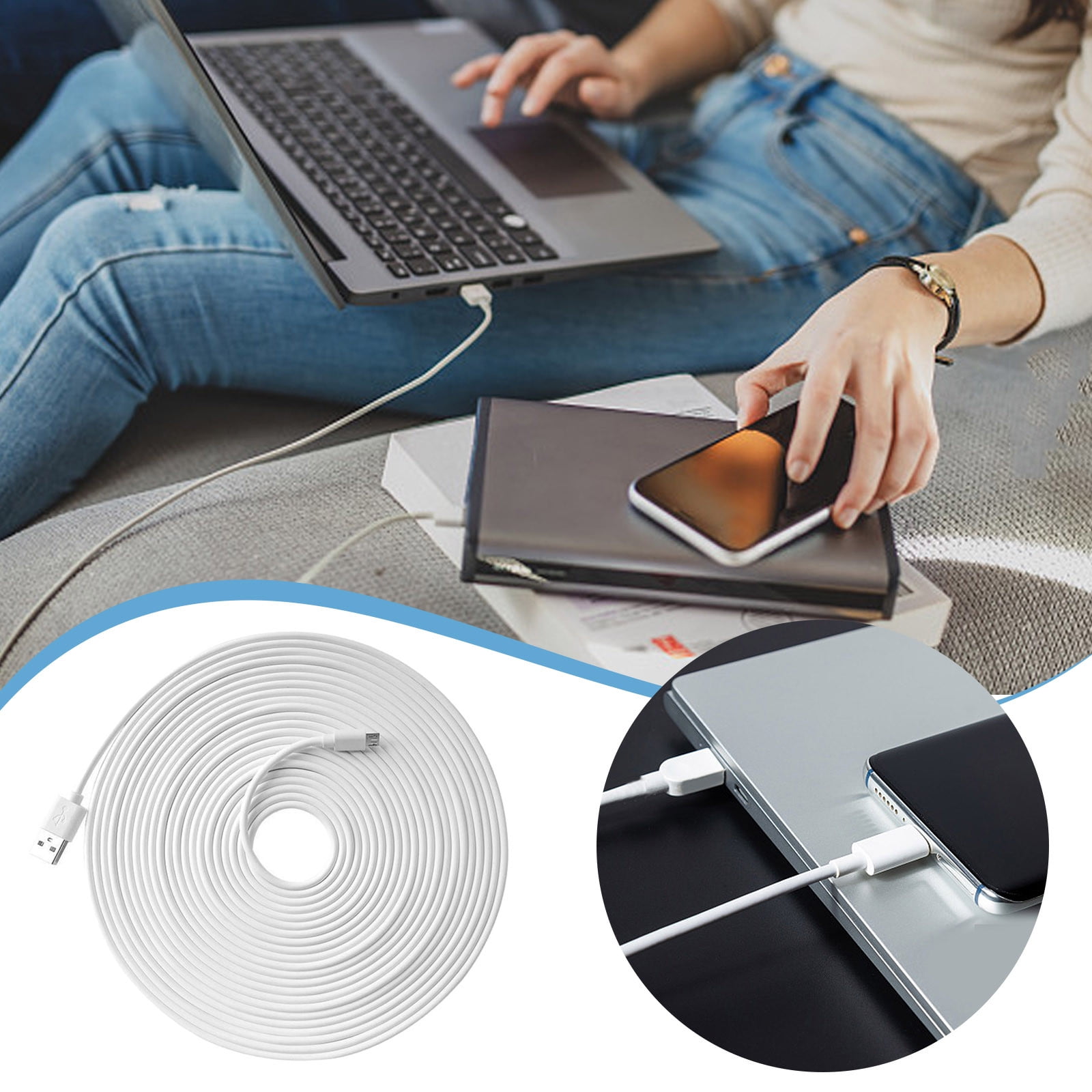 Long Extension plus Charging Fast Charge Light up Android Chargers Fast ...