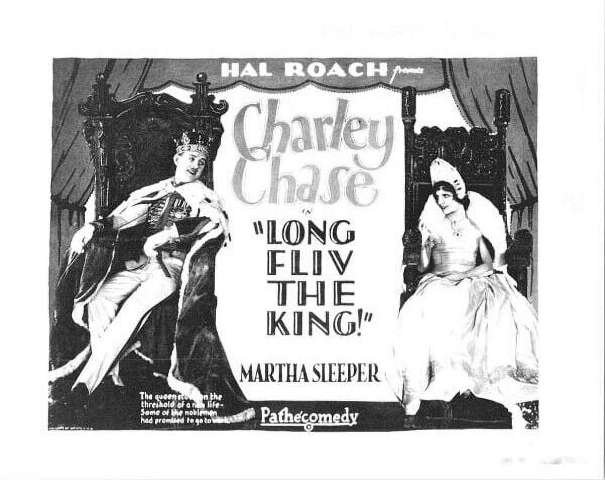 Long Fliv The King 1926 Charley Chase Martha Sleeper poster art 8x10 inch photo - Walmart.com