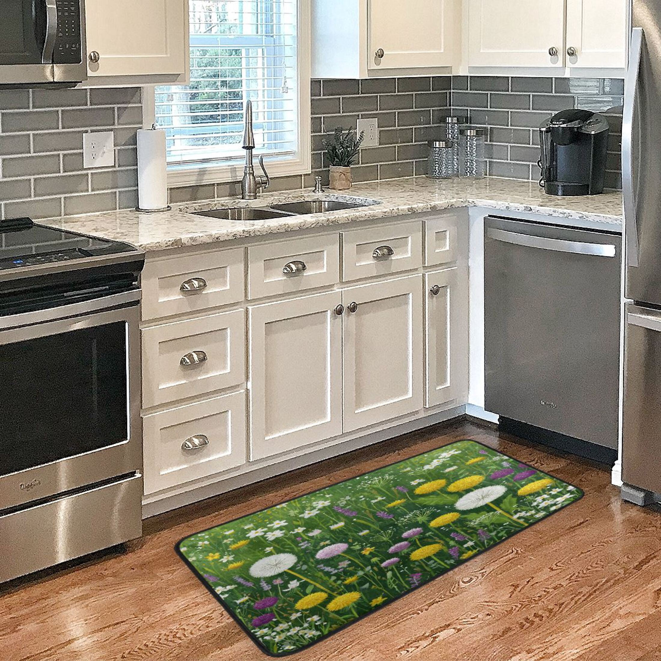 Long Floor Mat 39x20Inch Kitchen Mat Bathroom Mat Living Room Mat ...