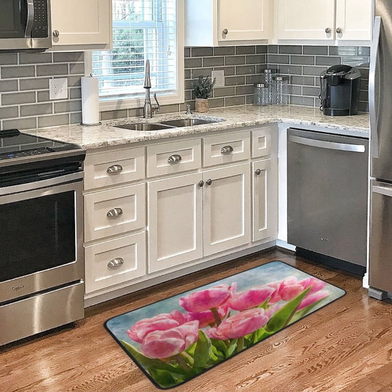 Long Floor Mat 39x20Inch Kitchen Mat Bathroom Mat Living Room Mat ...