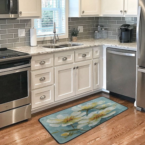 Long Floor Mat 39x20Inch Kitchen Mat Bathroom Mat Living Room Mat ...