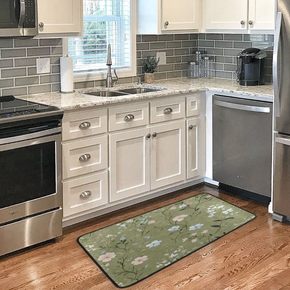 Long Floor Mat 39x20Inch Kitchen Mat Bathroom Mat Living Room Mat ...