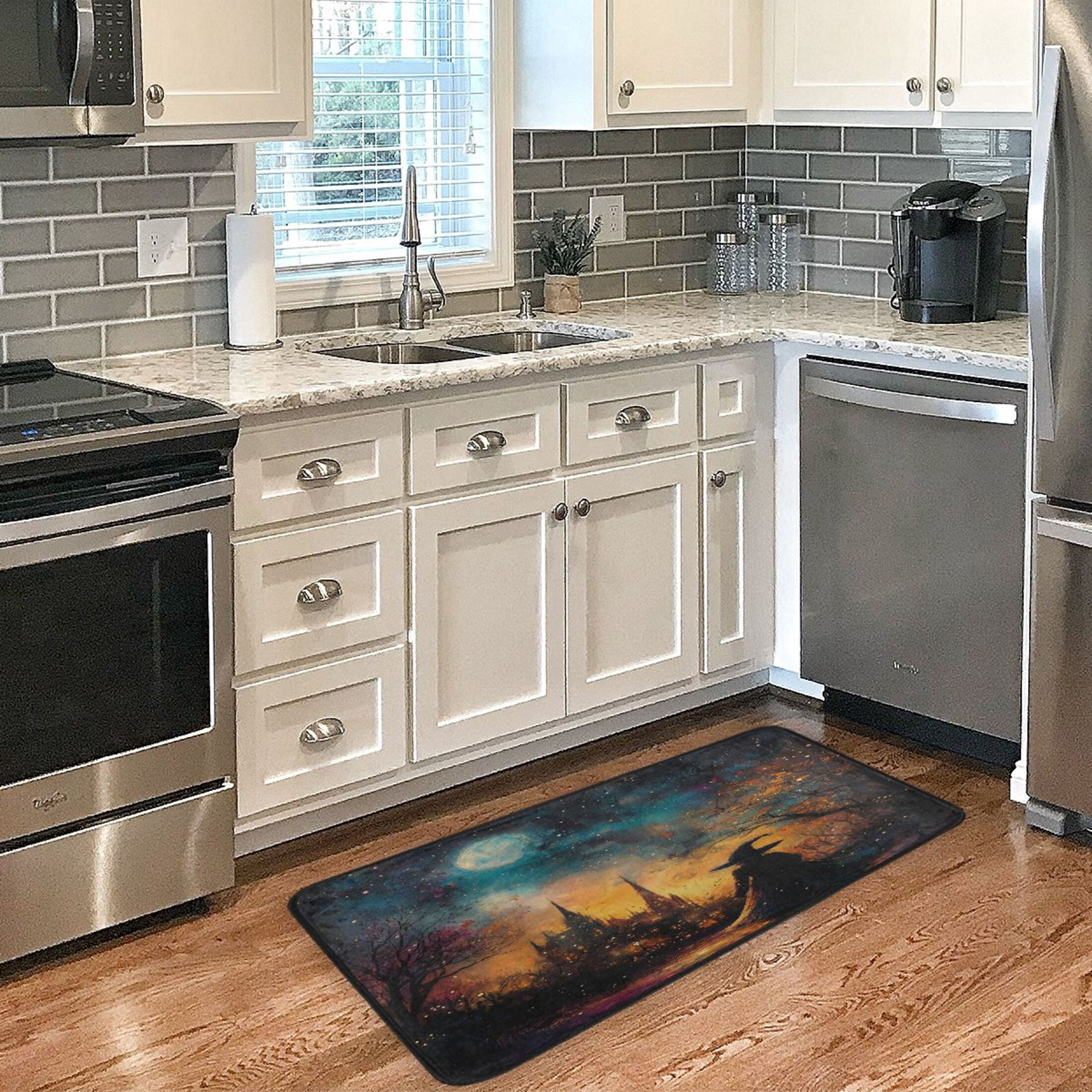 Long Floor Mat 39x20Inch Kitchen Mat Bathroom Mat Living Room Mat ...