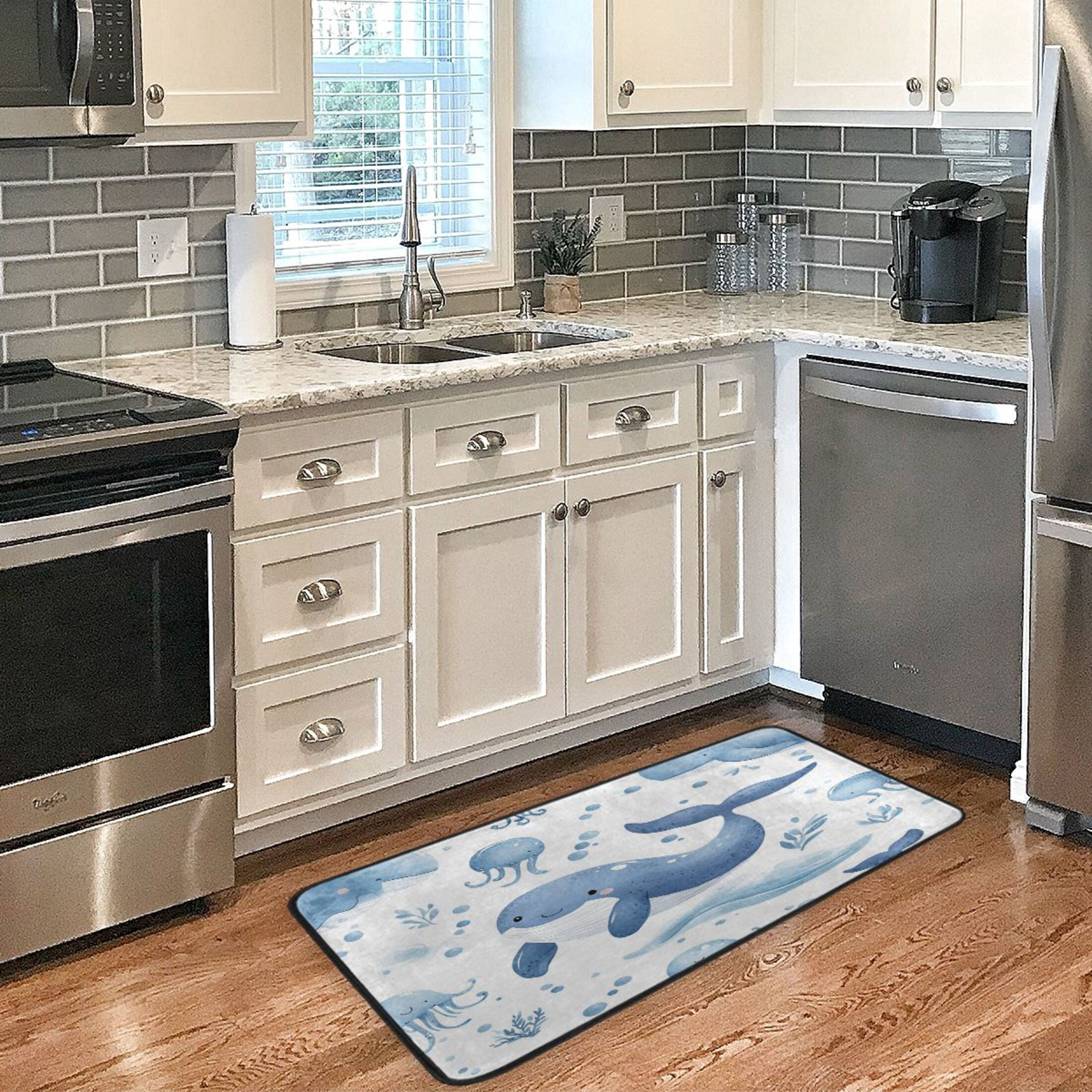 Long Floor Mat 39x20Inch Kitchen Mat Bathroom Mat Living Room Mat ...