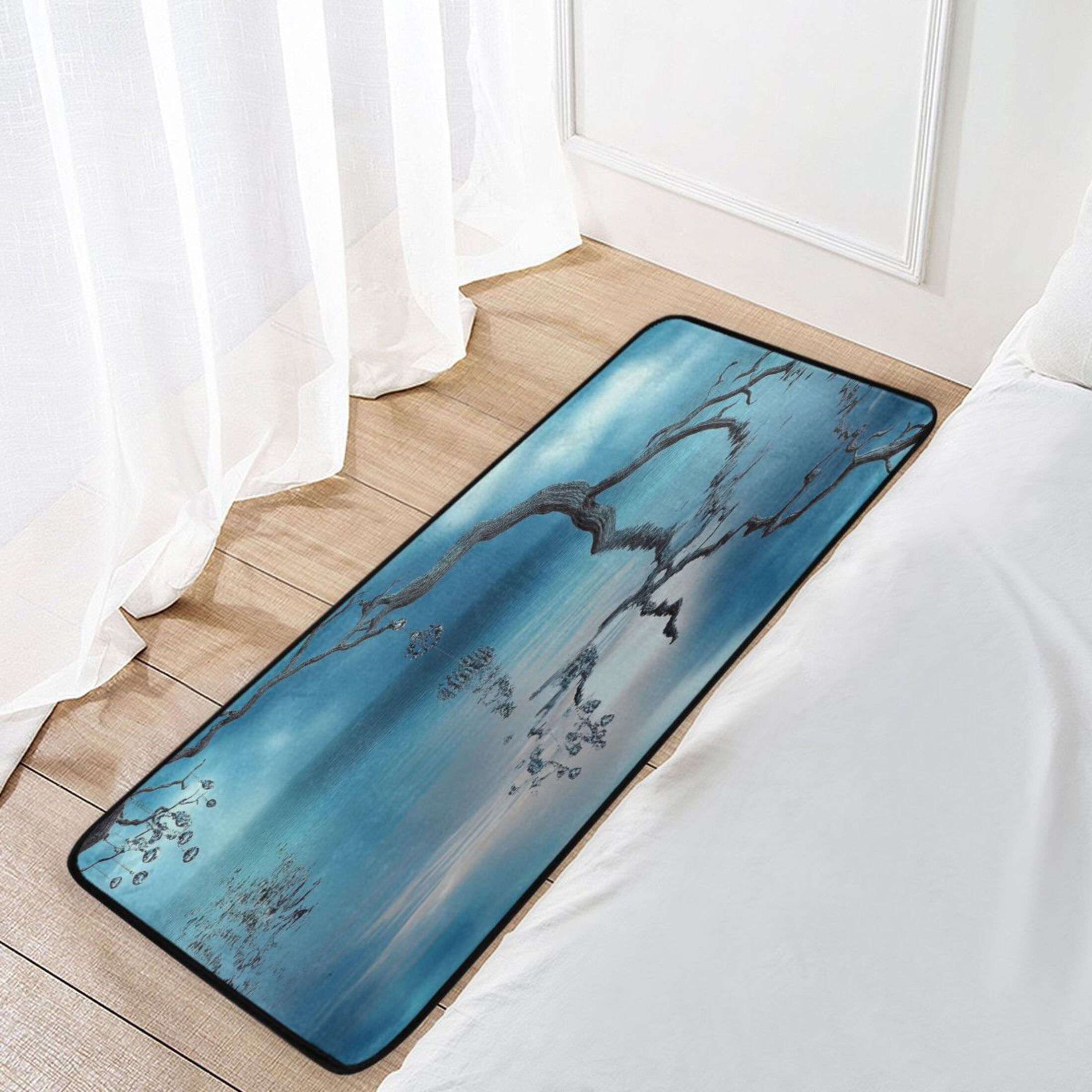 Long Floor Mat Hallway Carpet 39x20inch Non-slip Entrance Carpet for ...