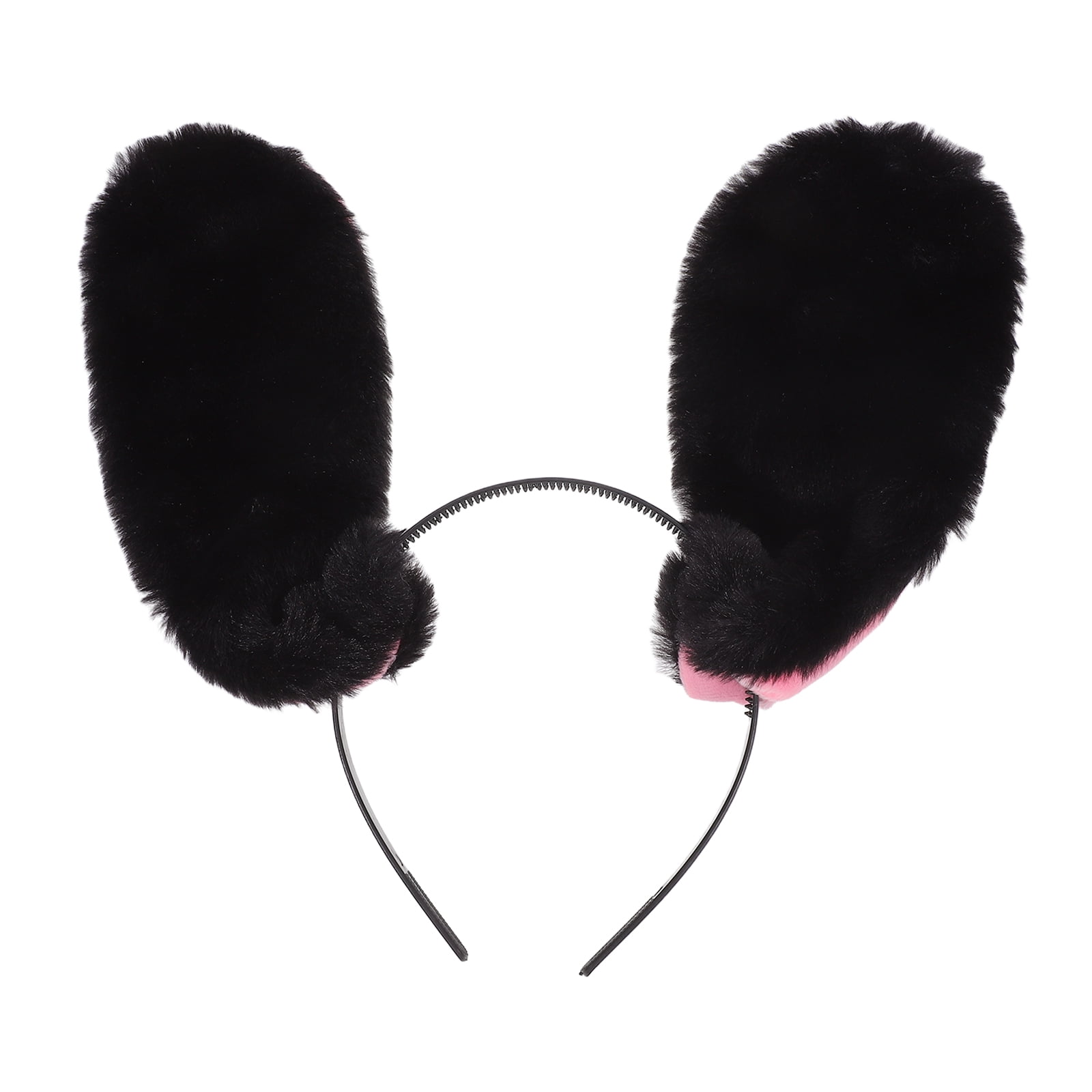 Long Furry Rabbit Ears Headband Cute Bunny Ear Headpiece Bunny Ear ...
