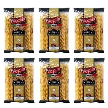Sophia Italian Long Fusilli Pasta - Special Cut "Col Buco" 16oz ...