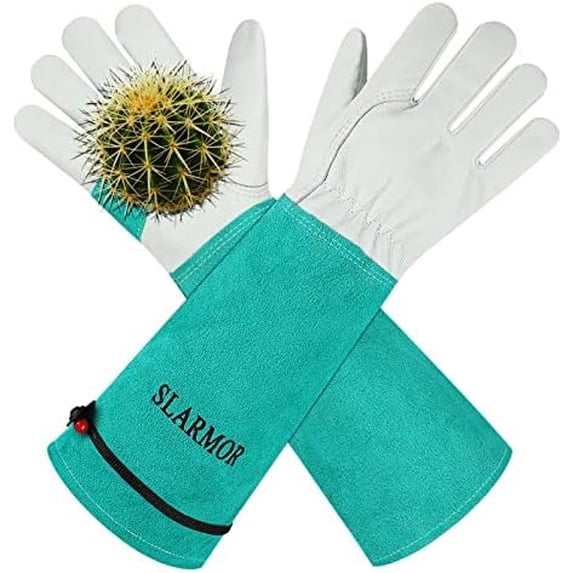 Long Gardening-Gloves Women/Men - Thorn proof Rose Pruning Heavy Duty ...
