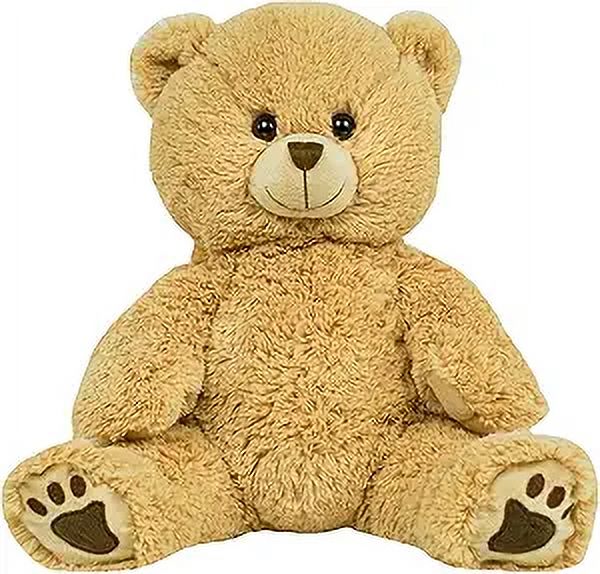 Long Hair Bear 16-Inch Plush Toy Featuring a Stylish Skater Hoodie and ...