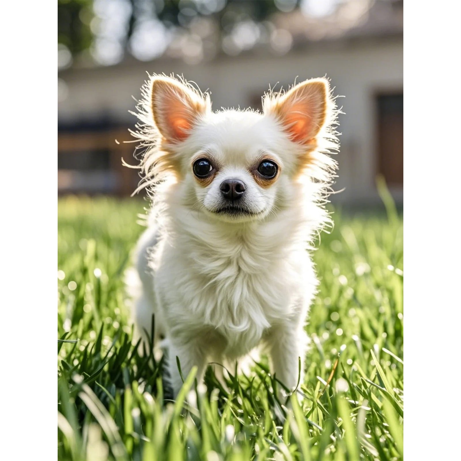 Long Haired Chihuahua Diamond Painting DIY Kit 5D Diamond Art Full ...
