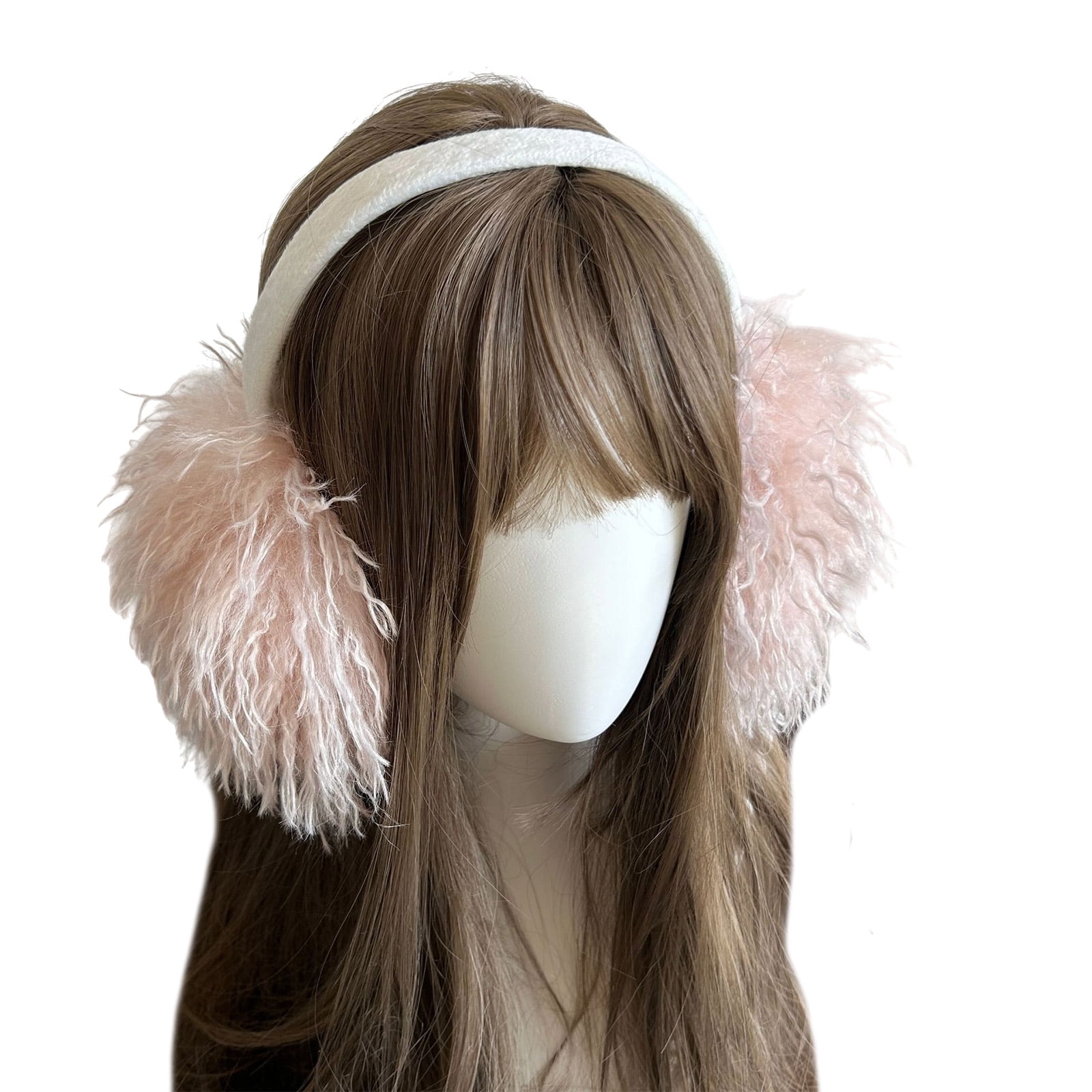 Long Haired Earmuffs For Women And Girls, Soft Fleece Lining ...