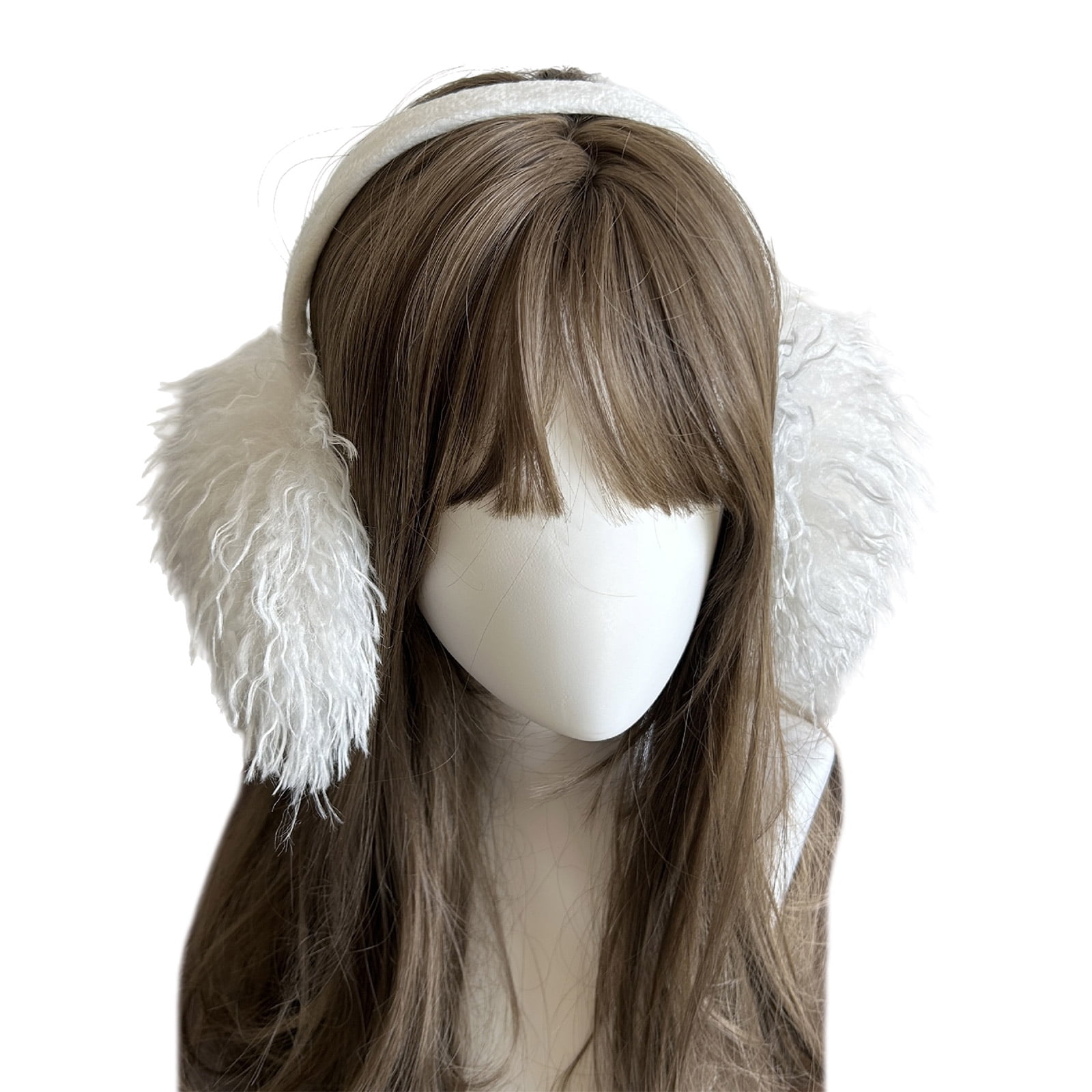 Long Haired Earmuffs For Women And Girls, Soft Fleece Lining ...