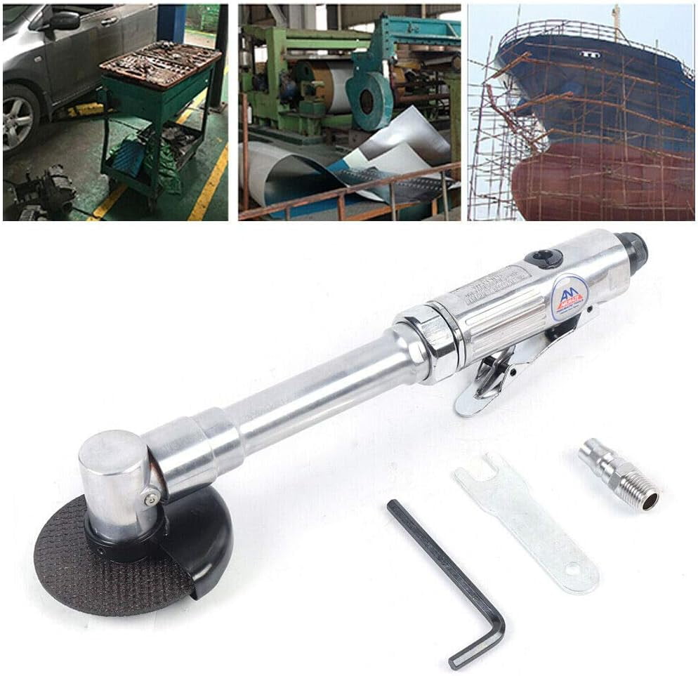 Long Handle Angle Grinder, 18000 RPM Air Angle Grinder,Pneumatic ...
