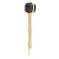 Long Handle Bath Brush With Handing Rope Silicone Shower Back Brush