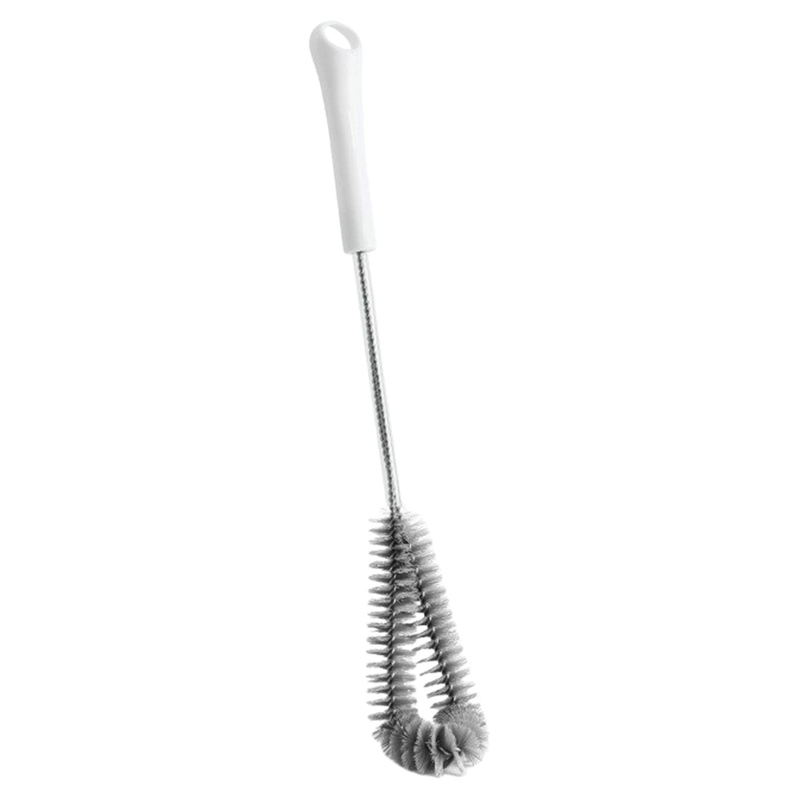Long Handle Bottle Cleaning Brush with Angled Head, Flexible Curved ...