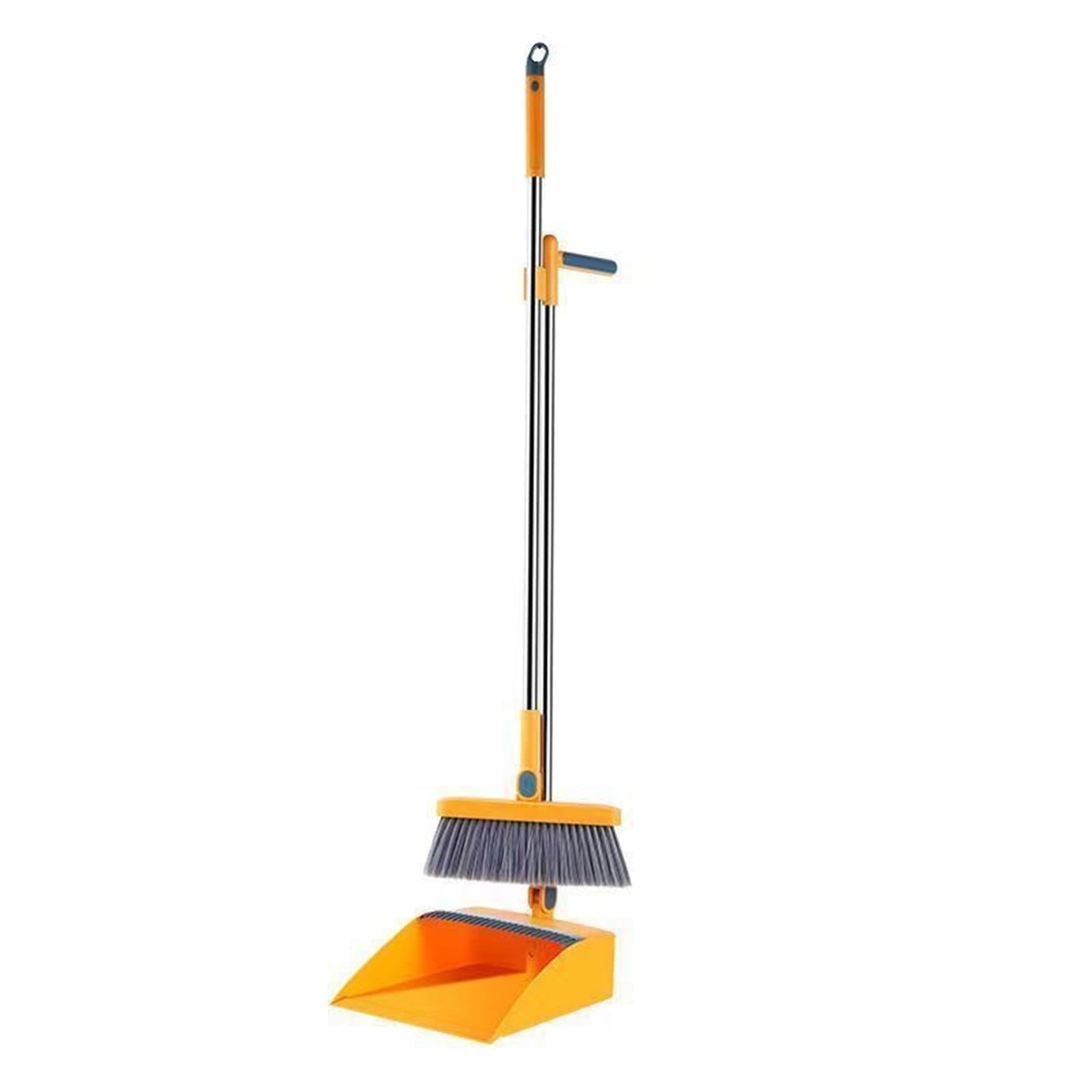 Long Handle Dustpan Set for Home and Office - Lightweight Lobby Broom ...
