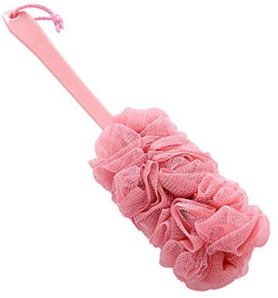 Long Handle Exfoliating Loofah, Shower Sponge, Body Scrubber, Shower ...