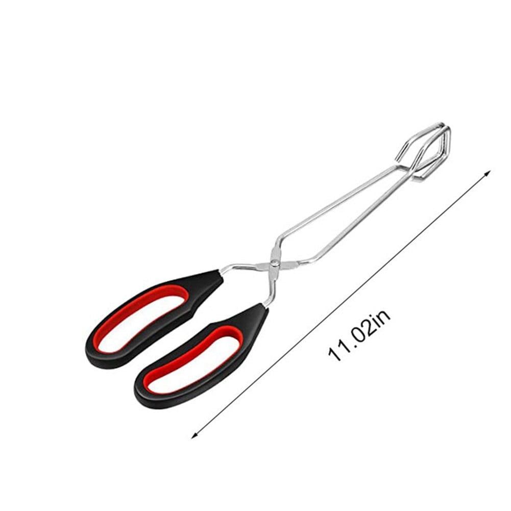 Long Handle Food Forceps Kitchen Scissor Tongs Cooking Baking Bread ...