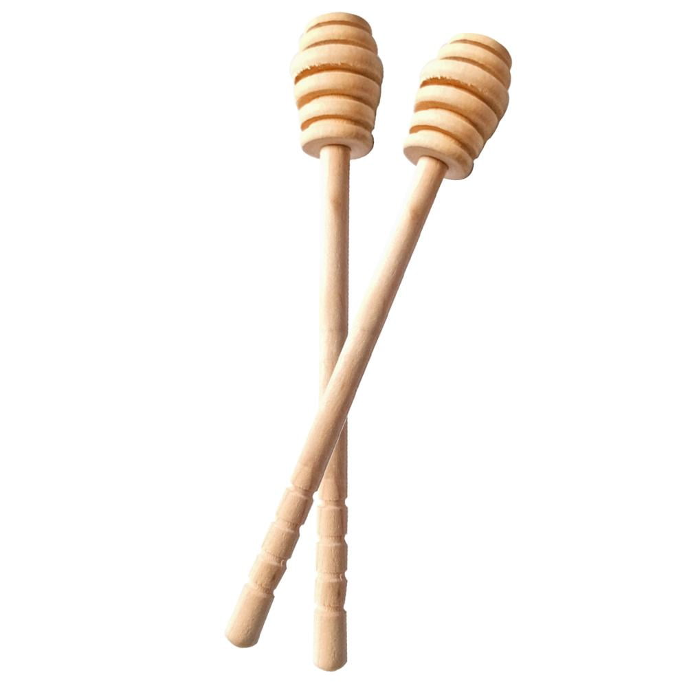 Long Handle Honey Dipper Stick Wood Honey Spoon 6.2 In Party Favors ...