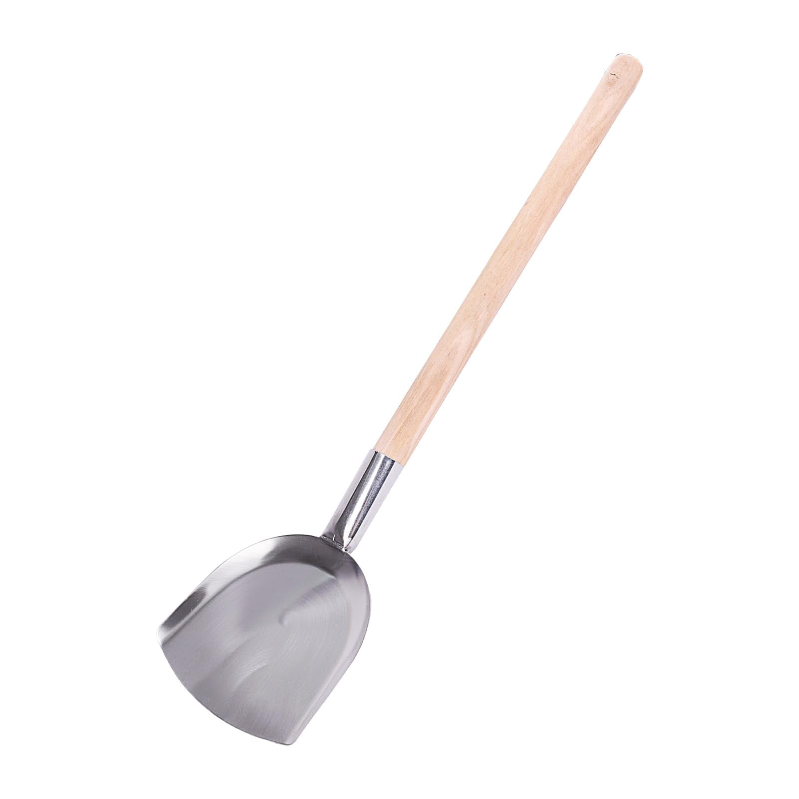 Long Handle Iron Fireplace Shovel, Wood Handle Ash Scoop for Garden ...