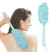GIXUSIL Shower Loofah on a Stick, Long Handled Mesh Bath Sponge, Green ...