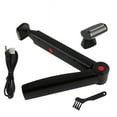 USB Rechargeable Men's Back Hair Shaver with Long Handle, Big Blade ...