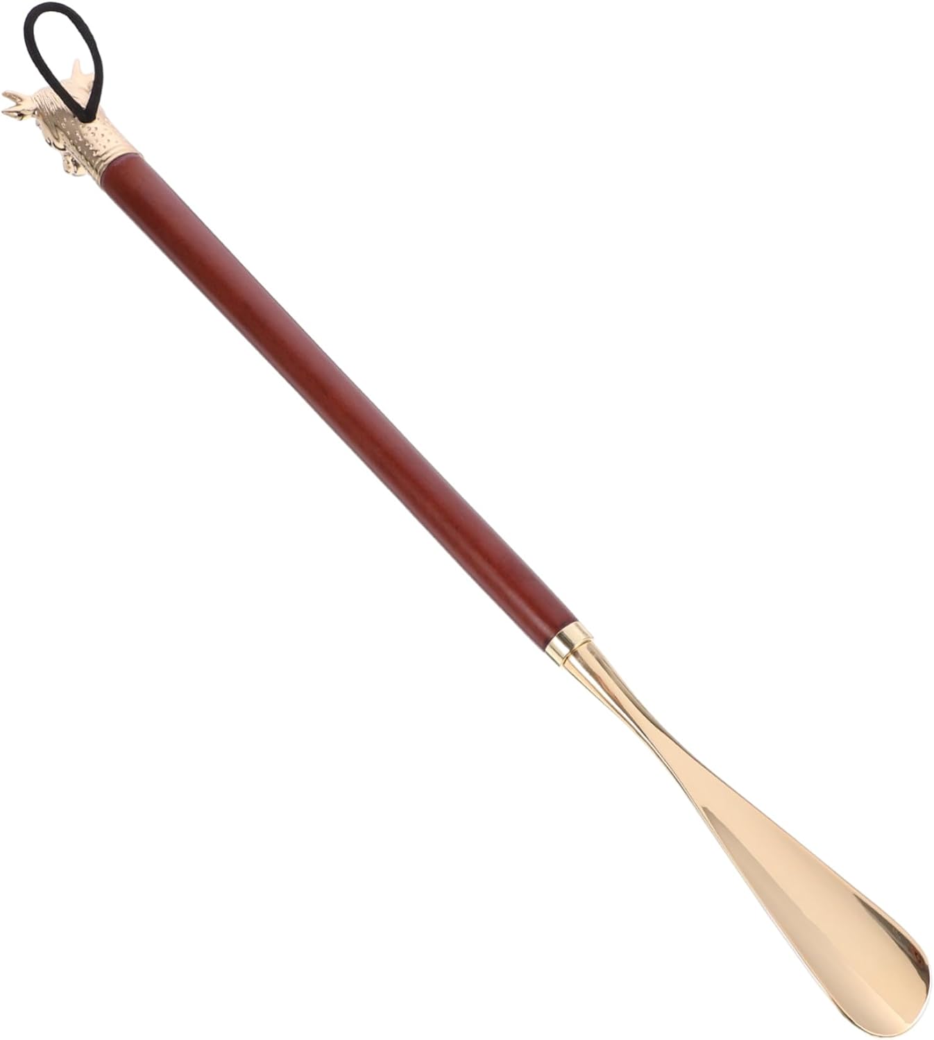 Long Handle Shoe Horn with Animal Head Design, 18.1 in (46 cm) Standing ...