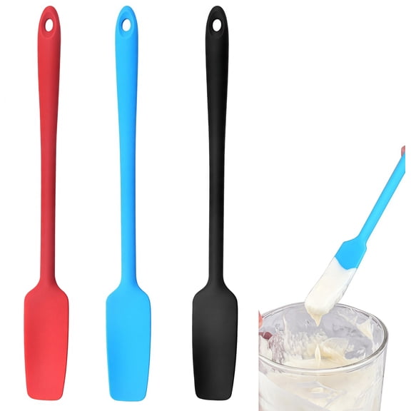 4 Pcs Mini Silicone Spatulas, Multifunctional Small Scrapers for ...