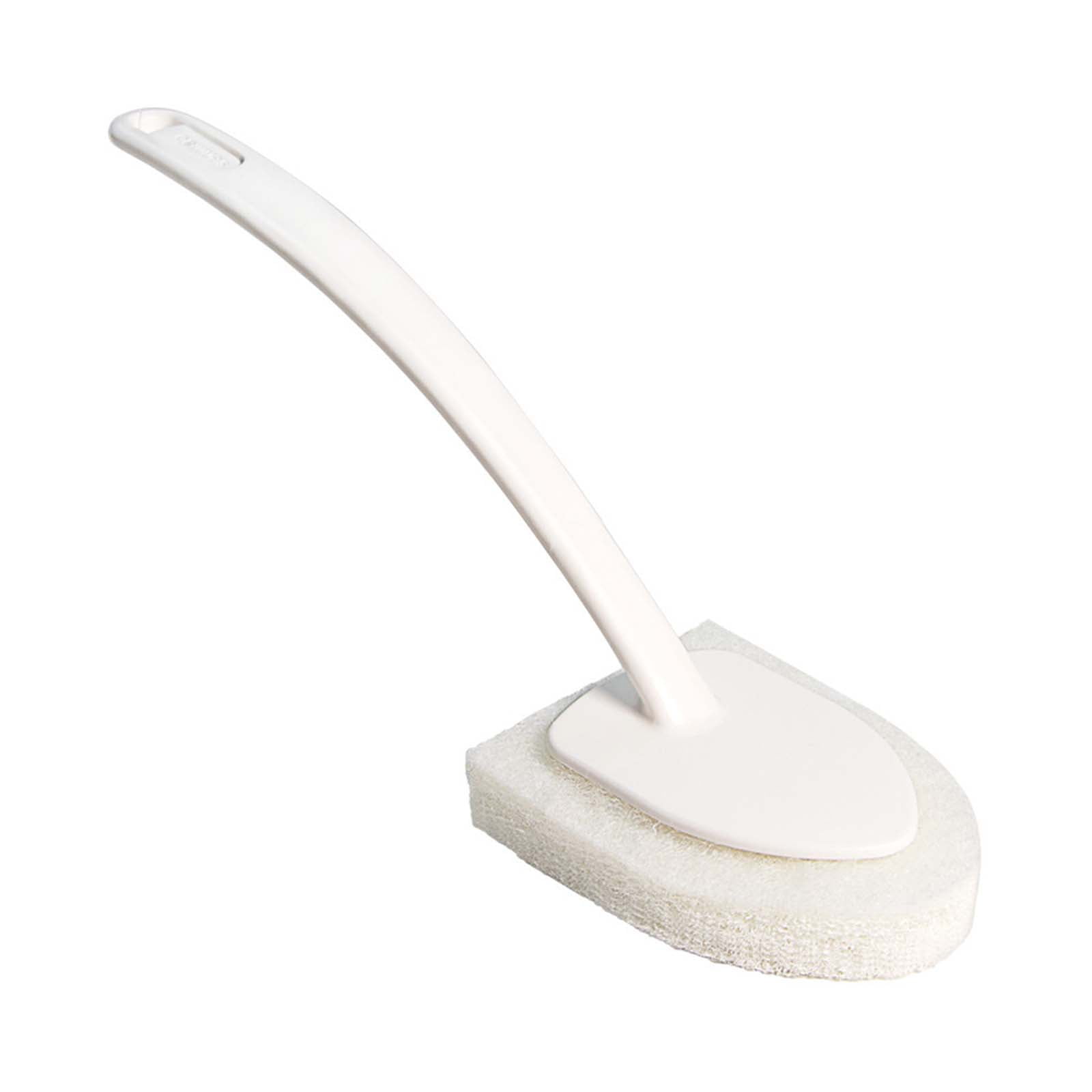 Long Handle Sponge Scrub Bathroom Brush, Toilet Cleaning Scrubber ...