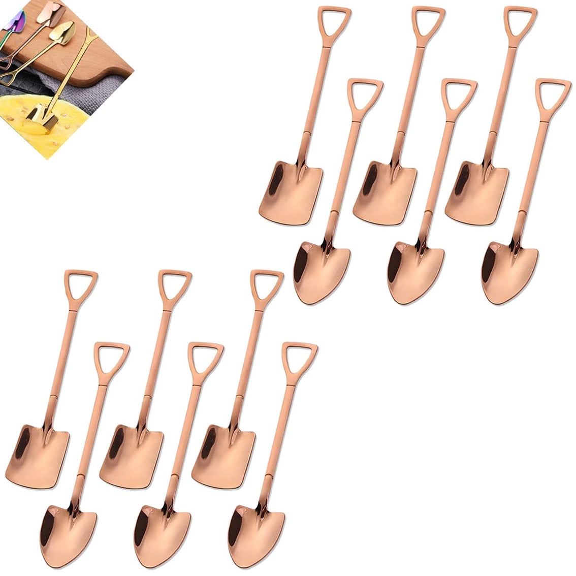 Long Handle Spoon, Coffee Blender, 19.3Cm Iced Tea Spoon, High Quality ...